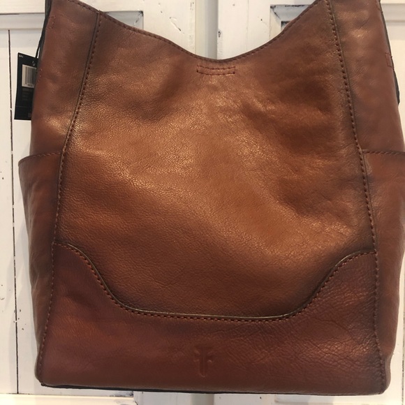 Frye | Bags | Frye Cognac Leather Side Pocket Hobo Bag Nwt | Poshmark
